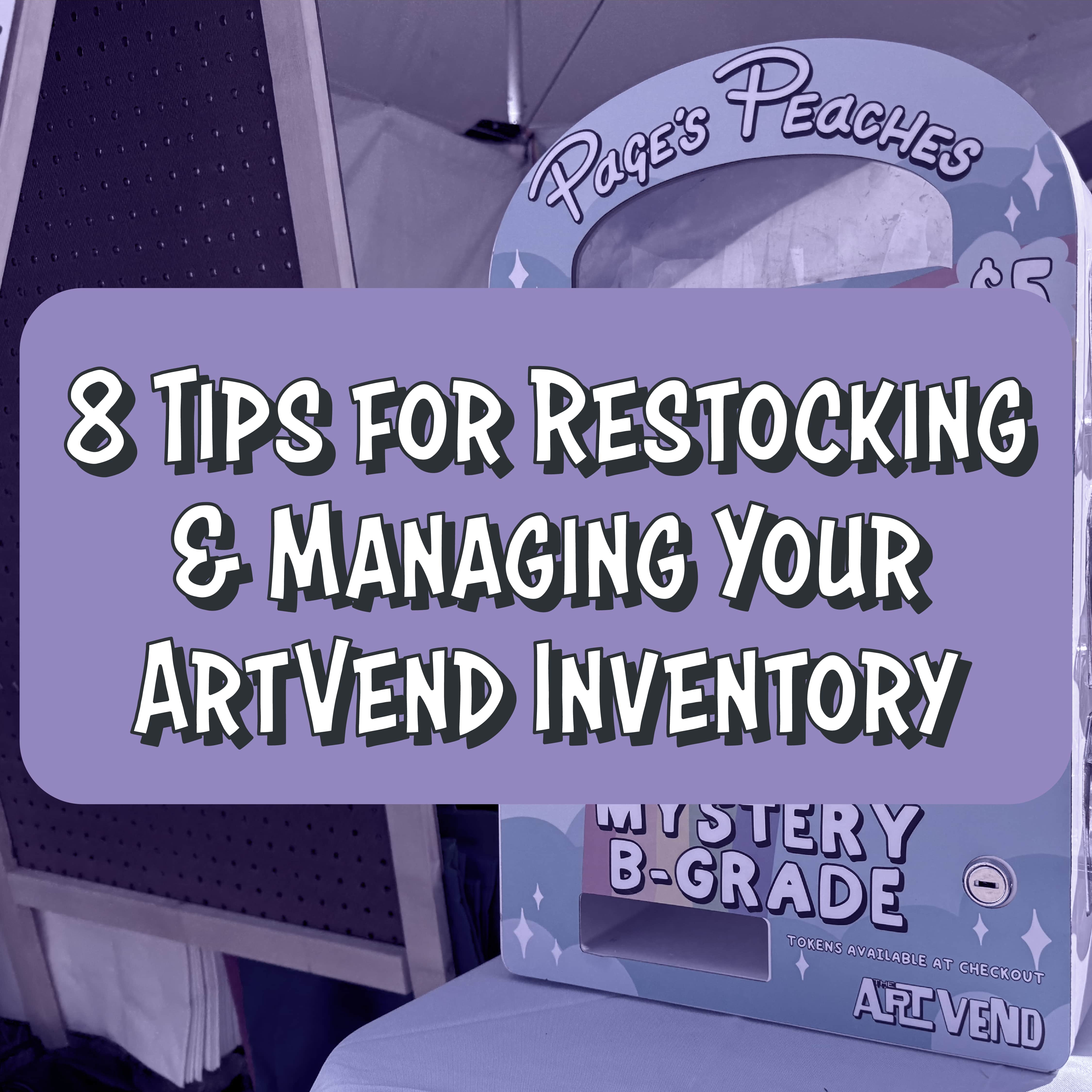 10 Best-Selling Items to Vend in an ArtVend Machine